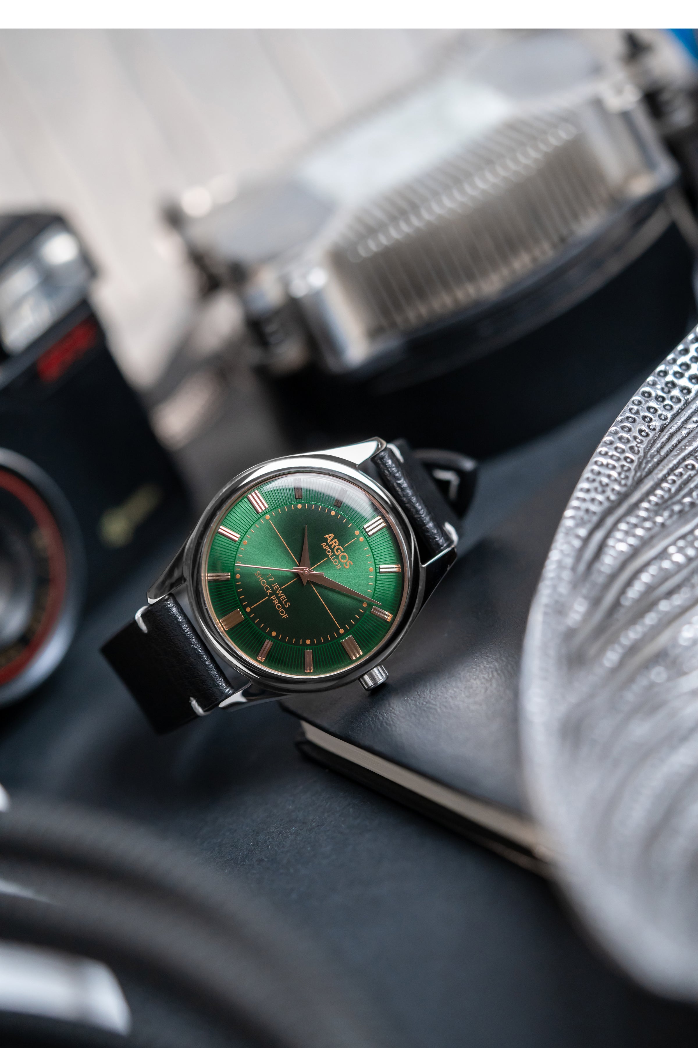 Argos Apollo II - Olive Green Two Tone – Argos Watches India