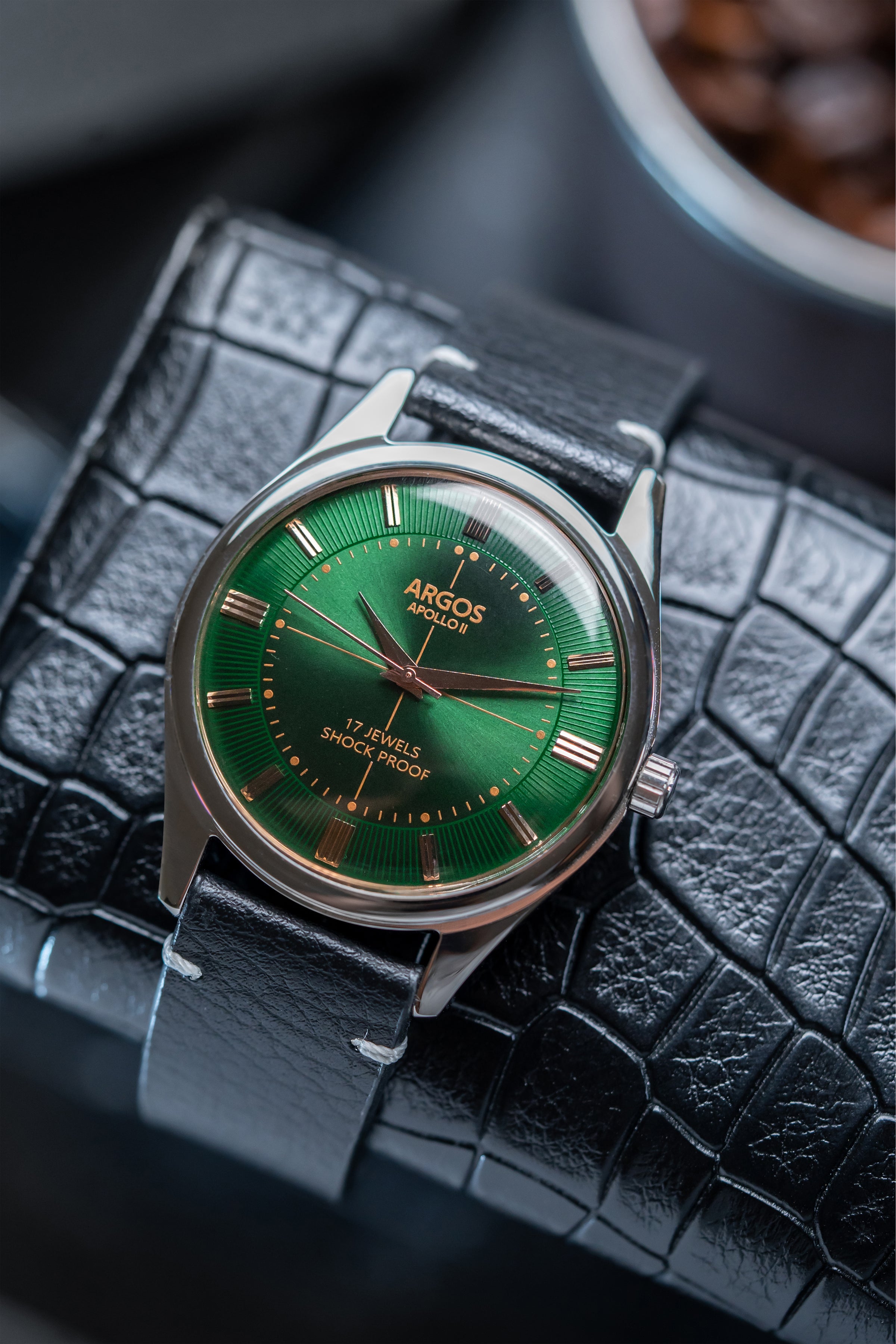 Argos Apollo II - Olive Green Two Tone – Argos Watches India