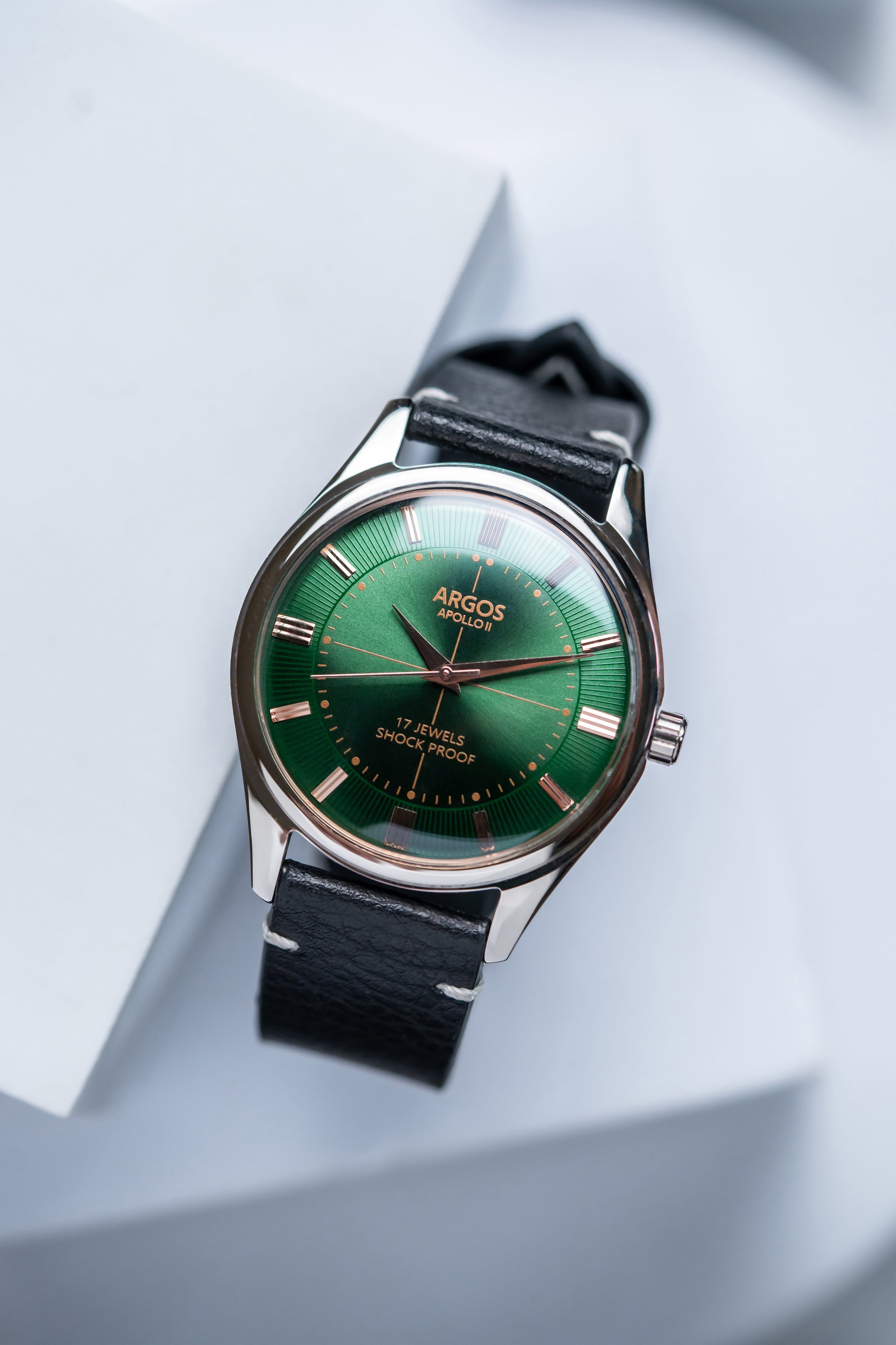 Argos Apollo II - Olive Green Two Tone – Argos Watches India