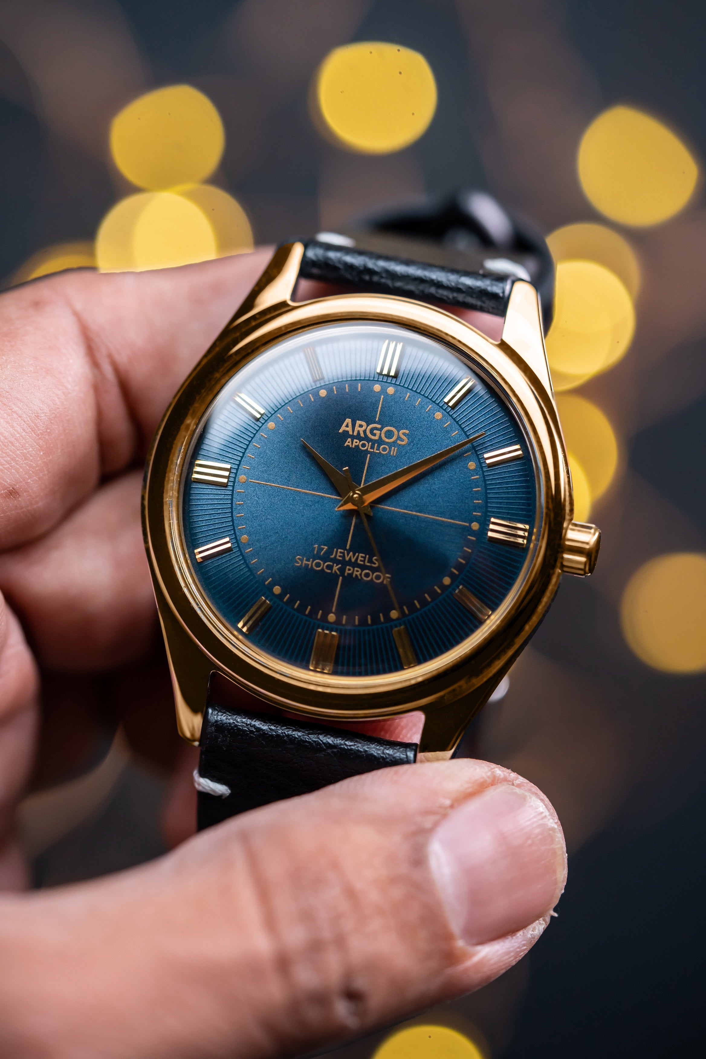 Argos Apollo II - Constellation Blue Gold Men's Mechanical Watch ...